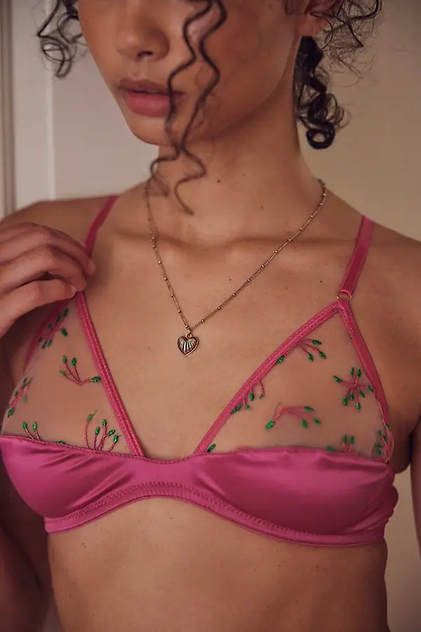 LE PETIT TROU Bonbon Satin Soft Bra