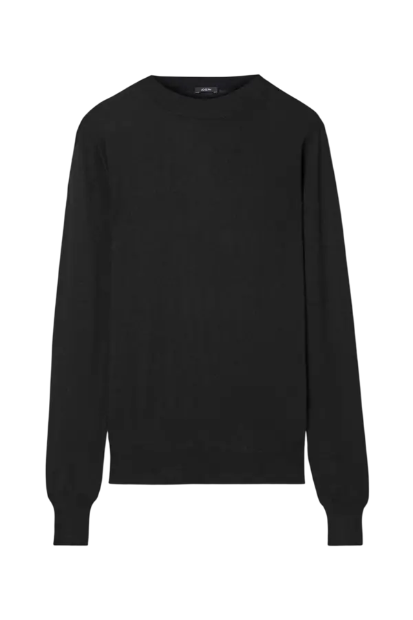 JOSEPH Cashair Cashmere Sweater - Black