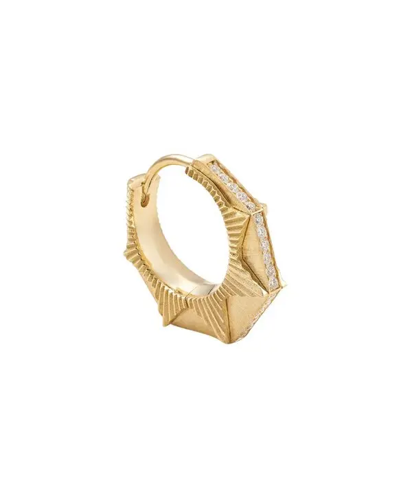 MARIE LICHTENBERG Nyc Single Hoop Earring - Gold