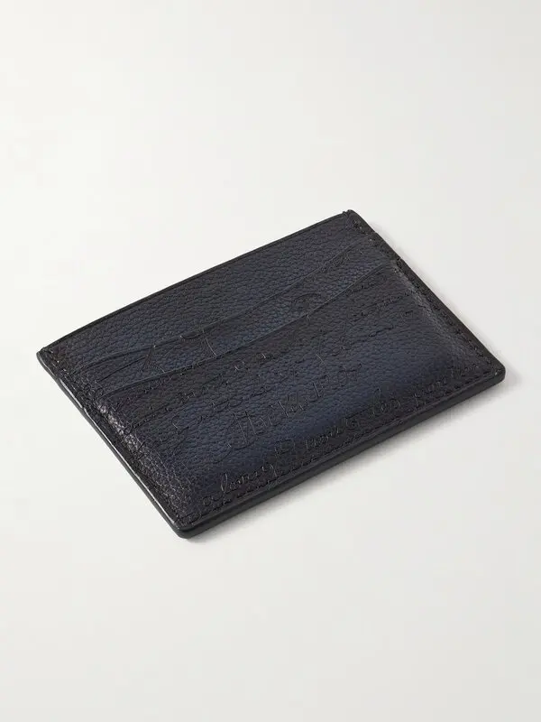 Berluti Bambou Scritto Venezia Softy Leather Cardholder