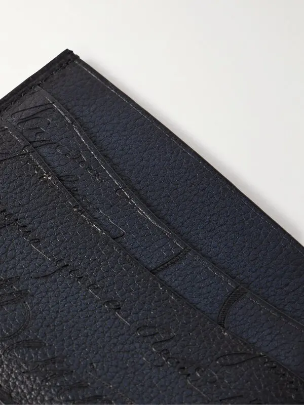 Berluti Bambou Scritto Venezia Softy Leather Cardholder