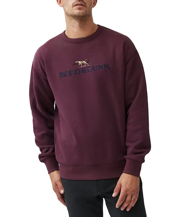 Rodd & Gunn Logo Sweatshirt - Garnet