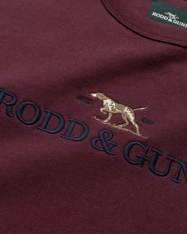 Rodd & Gunn Logo Sweatshirt - Garnet