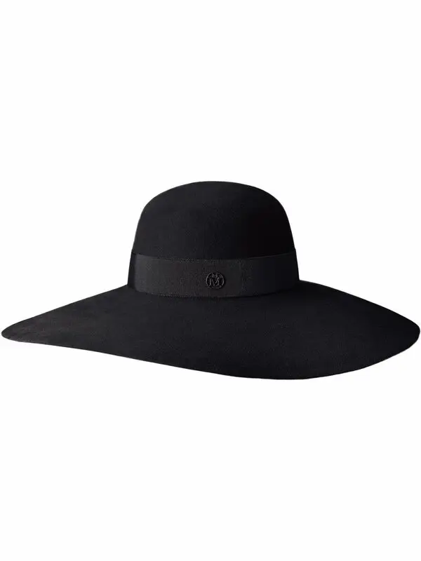 MAISON MICHEL Blanche Fur Felt Hat - Black