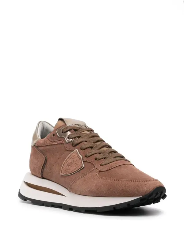 Philippe Model Tropez Haute Sneakers - Brown