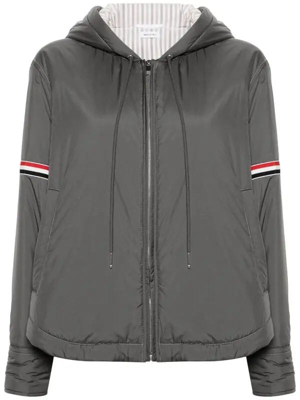 Thom Browne Rwb Down Hooded Jacket