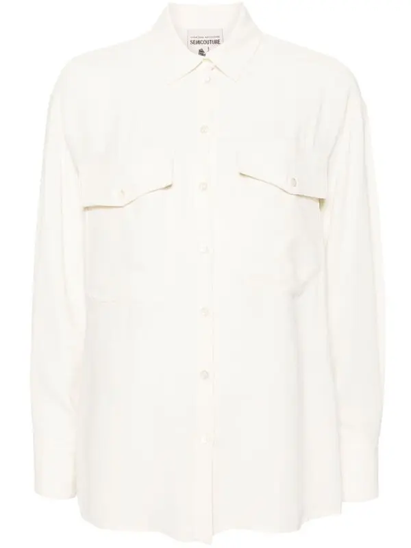 SEMICOUTURE Crepe Shirt