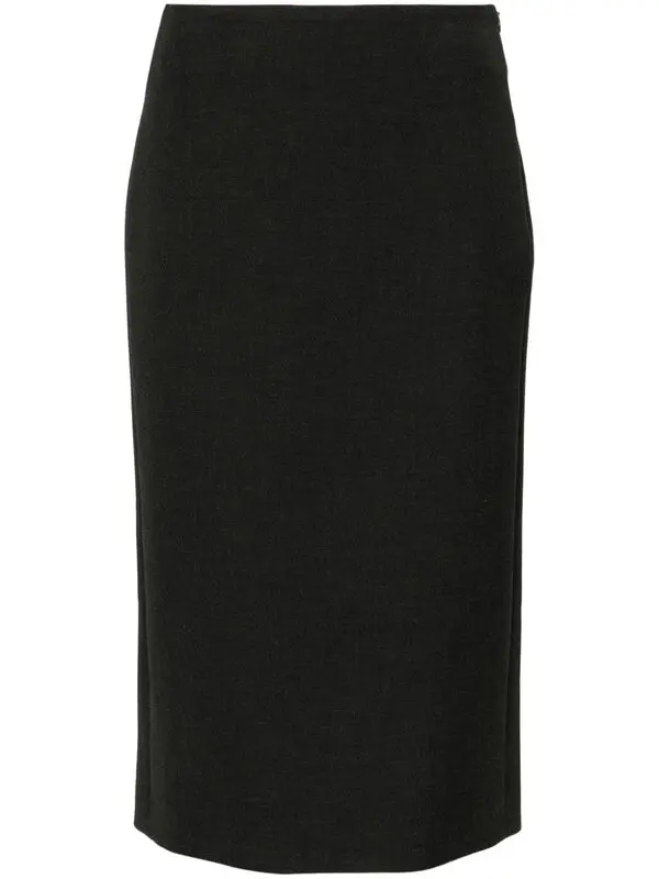 Peserico A-line Midi Skirt - Grey