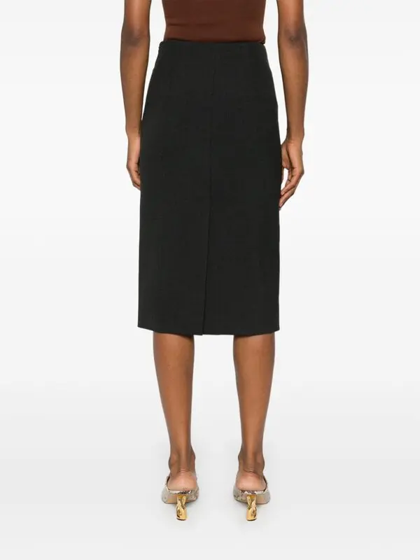 Peserico A-line Midi Skirt - Grey