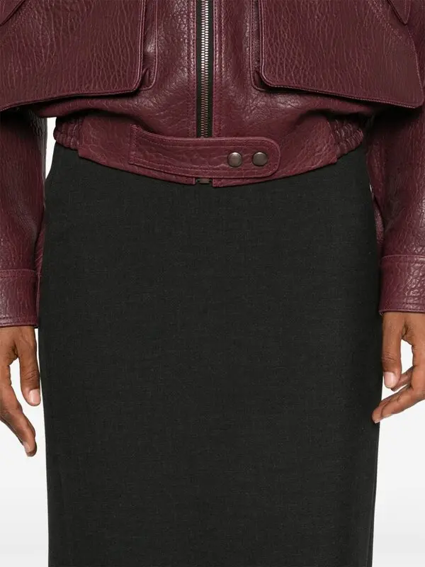 Peserico A-line Midi Skirt - Grey