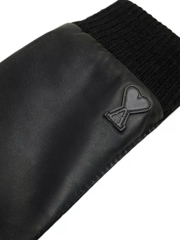 Ami De Coeur Leather Gloves