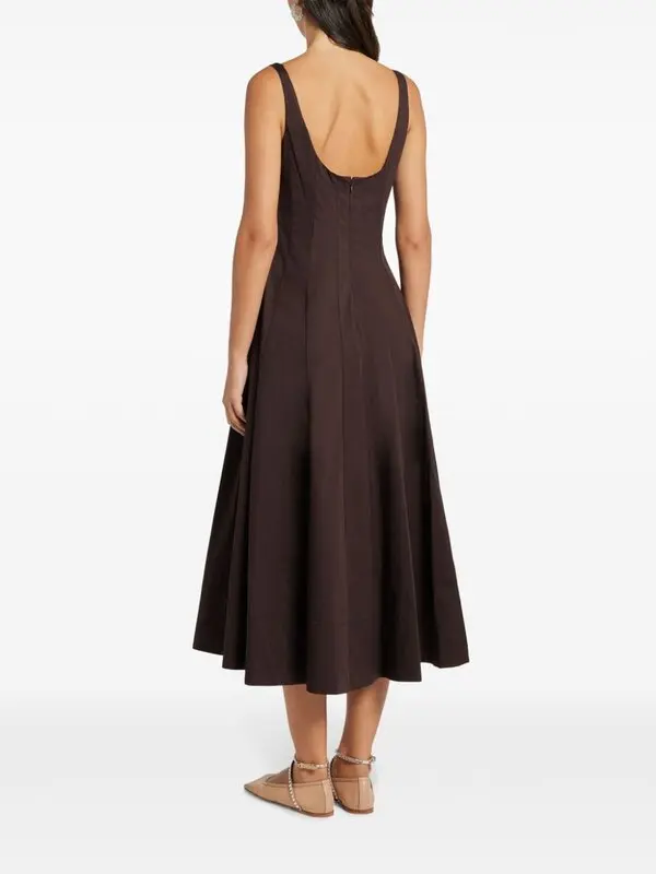 Staud Wells Midi Dress