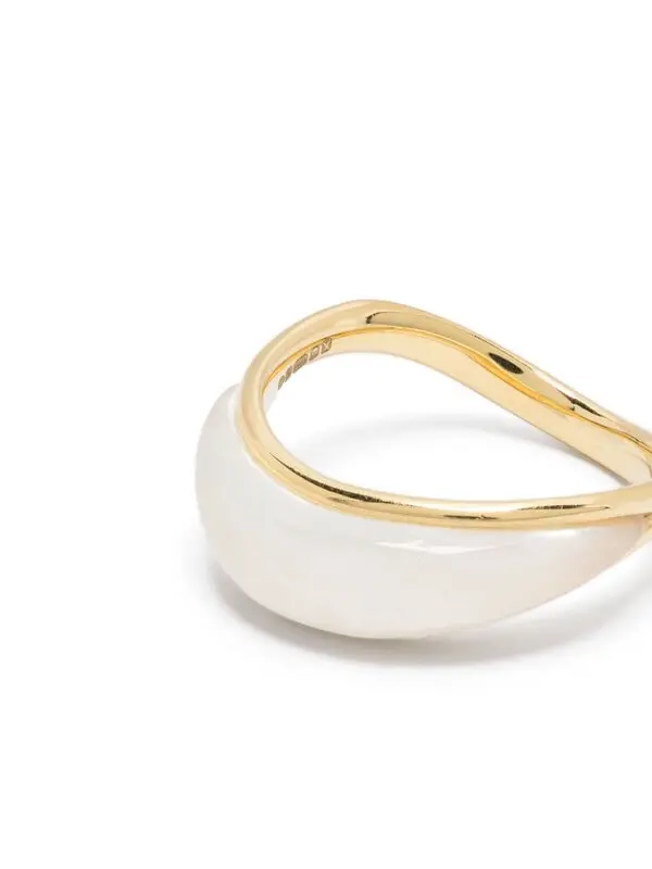Fernando Jorge Stream Wave Mother-of-pearl Ring