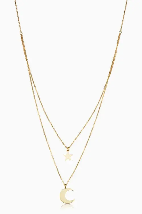 ORADINA 14k Jana Layered Necklace - Yellow Gold