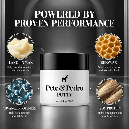 PETE & PEDRO Hair Putty 2 Oz - None