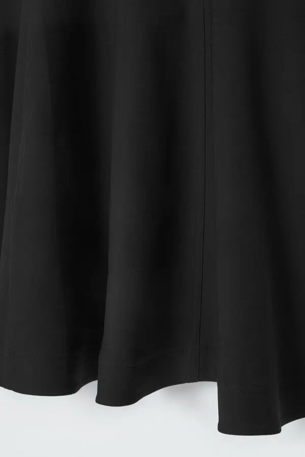 Cos Voluminous V-Neck Mini Dress In Black - 70% Off | Editorialist