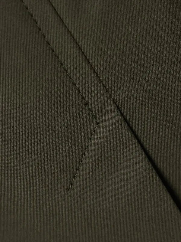 Sasuphi Cotton-gabardine Midi Skirt