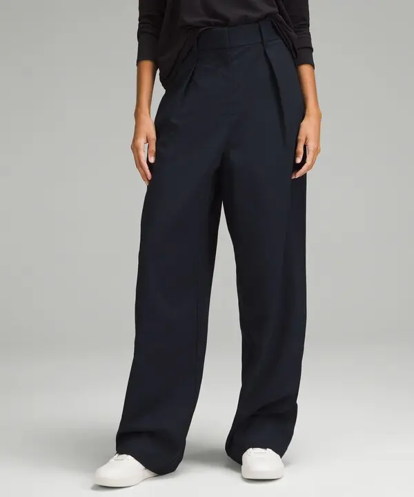 Lululemon Pleat-front High-rise Trousers Regular