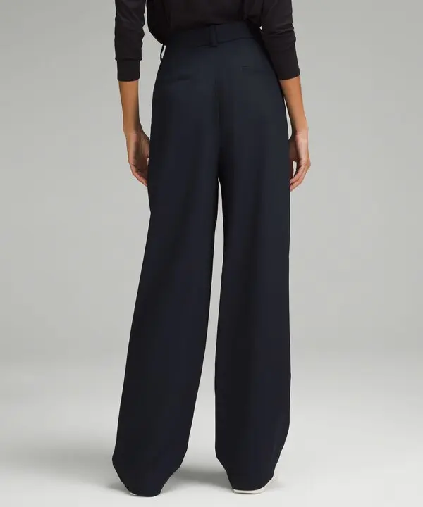 Lululemon Pleat-front High-rise Trousers Regular
