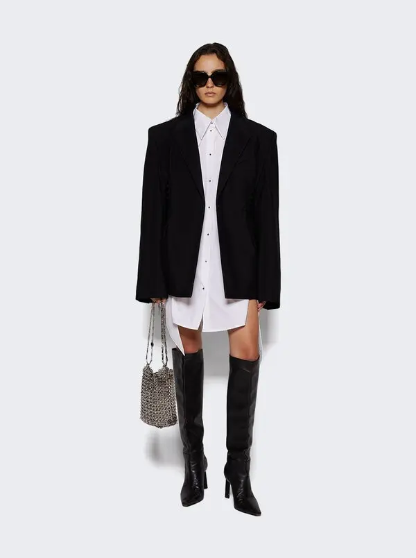 MUGLER Shirt Dress With Chain Detail