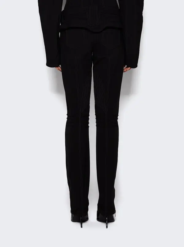 MUGLER Zipped Scuba Pants