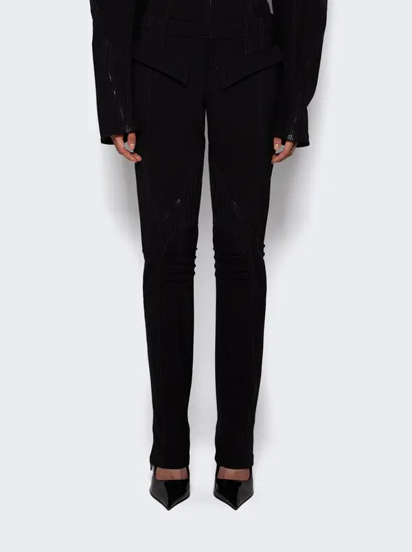 MUGLER Zipped Scuba Pants