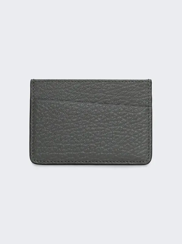 MAISON MARGIELA Card Holder Slim 3 Cc Caillou - Grey