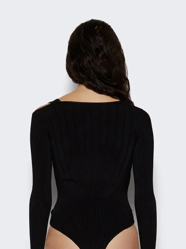 MUGLER Sculpting Knit Bodysuit