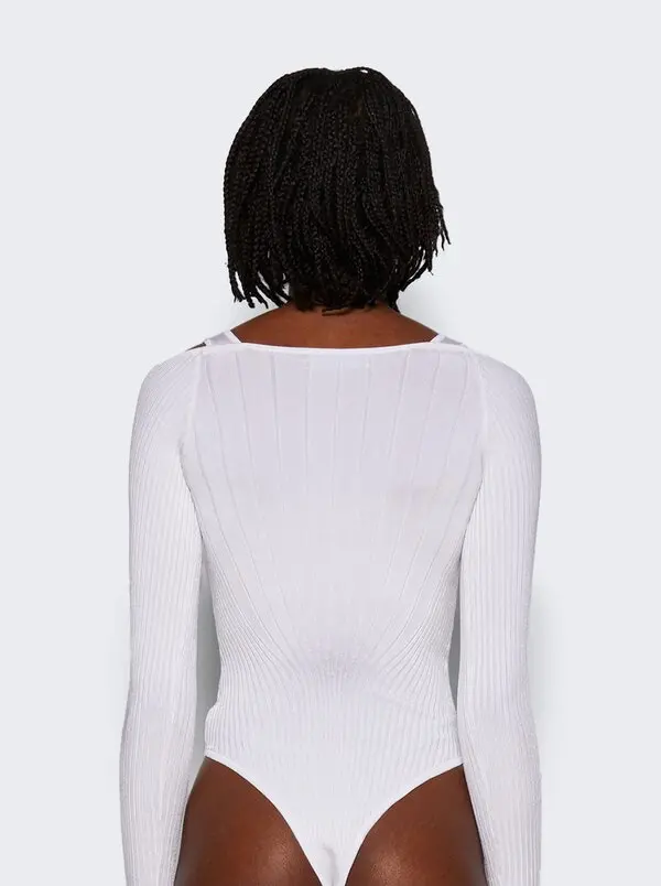MUGLER Sculpting Knit Bodysuit