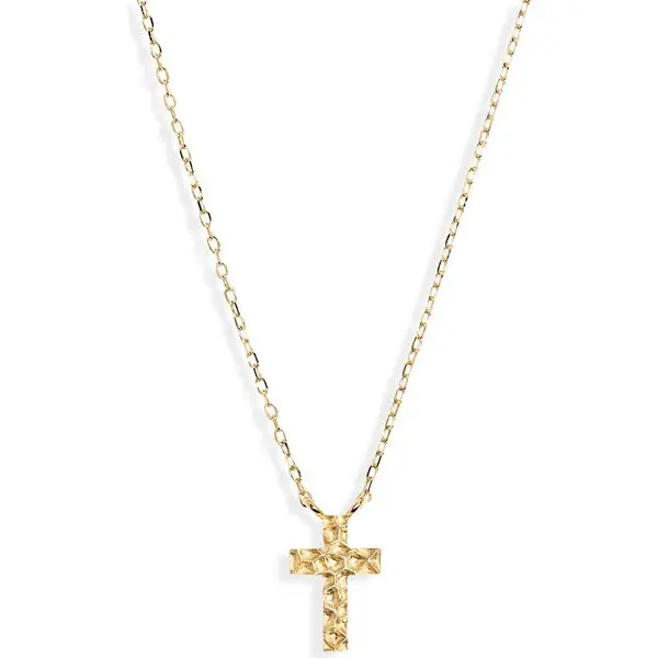Bony Levy 14k Gold Cross Pendant Necklace - 14k Yellow Gold