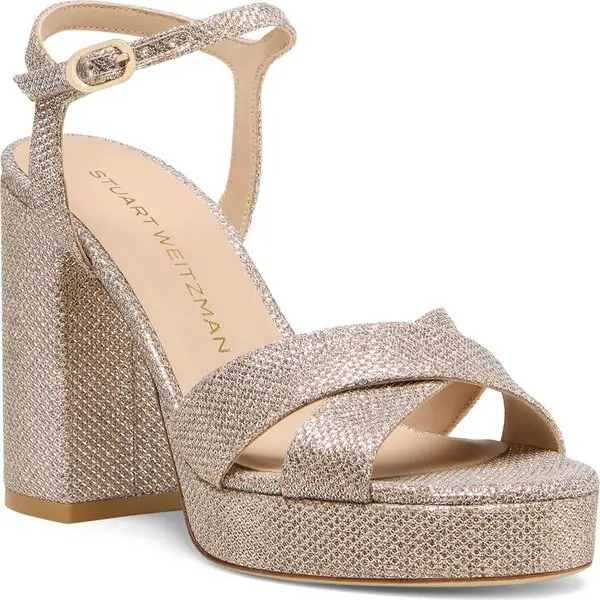 STUART WEITZMAN Dayna Platform Sandal - Poudre