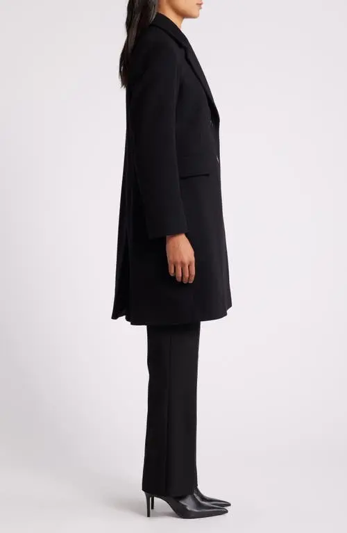 Fleurette Charlie Wool Coat - Black