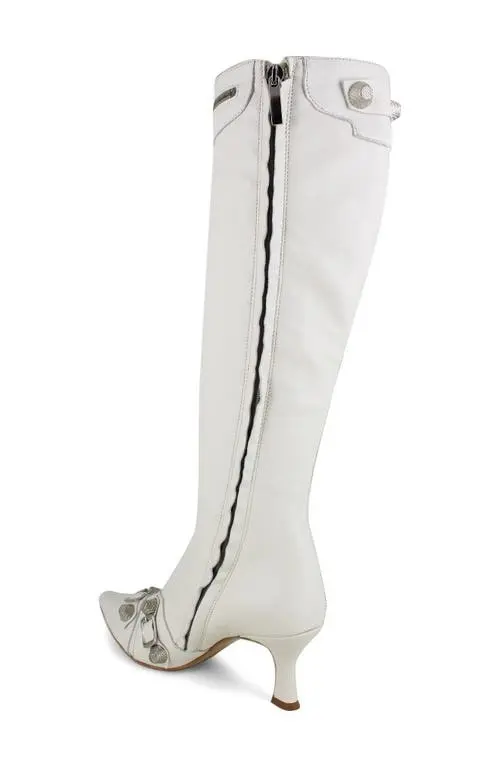 ZIGI Ivara Knee High Boots - Off White