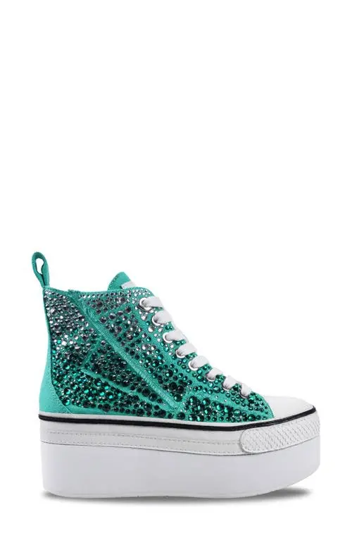 ZIGI Carmensa-2 Embellished High-top Sneakers - Green