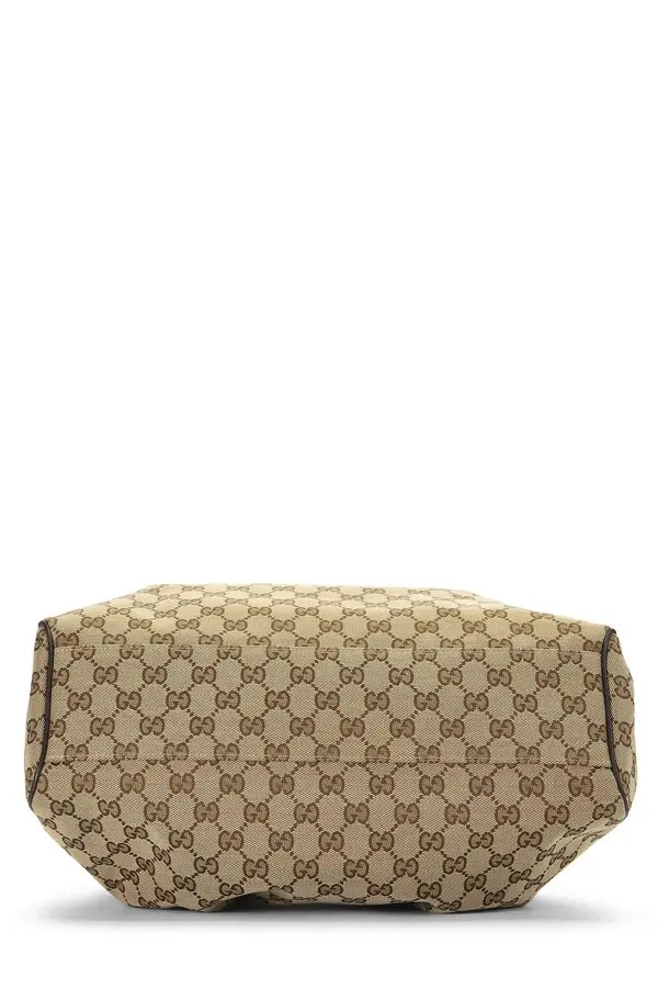 Gucci Original Gg Canvas Sukey Tote - Brown