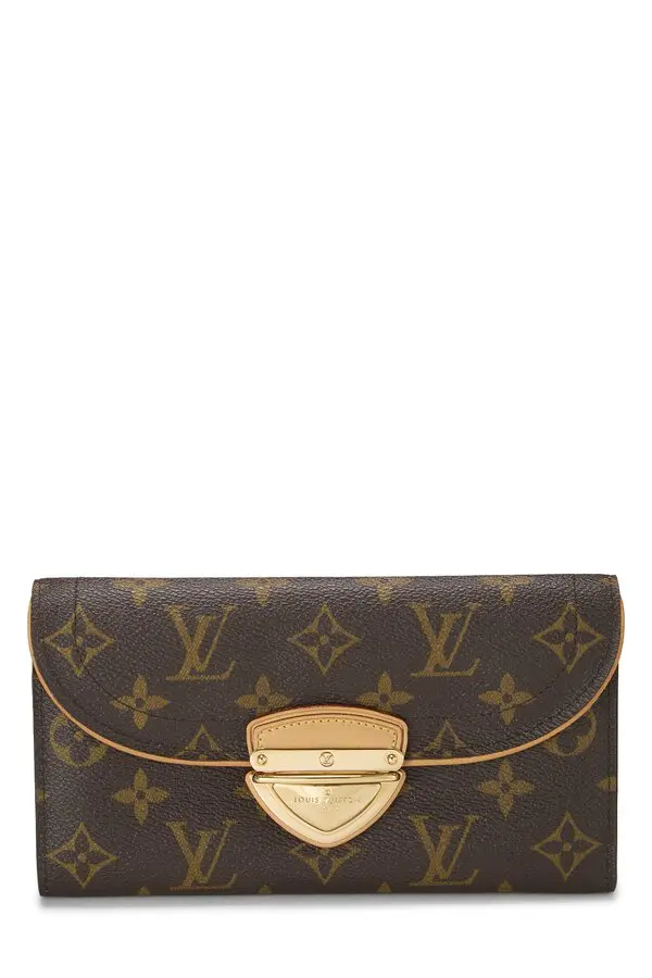 LOUIS VUITTON Monogram Canvas Eugenie Wallet - Brown