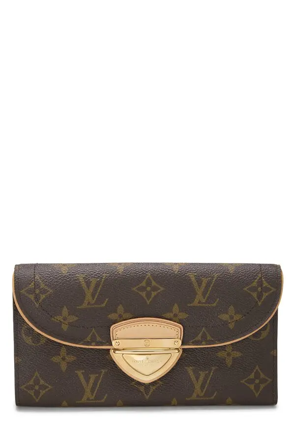 LOUIS VUITTON Monogram Canvas Eugenie Wallet - Brown