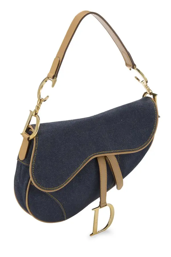 Dior Denim Saddle Bag