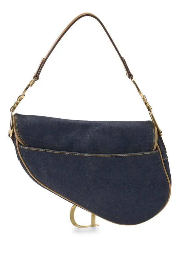 Dior Denim Saddle Bag