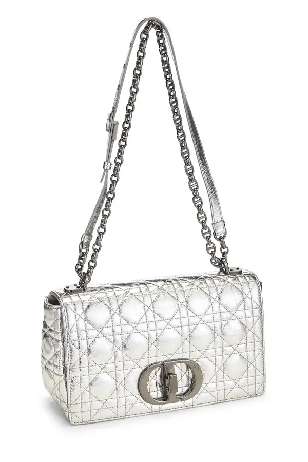 Dior Metallic Cannage Caro Bag