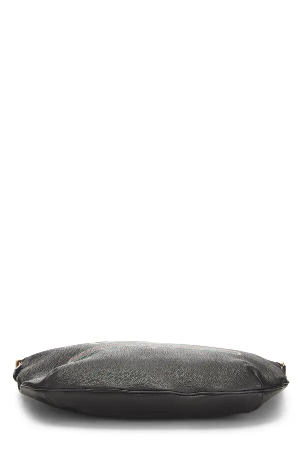 Gucci Leather Logo Printed Hobo Bag