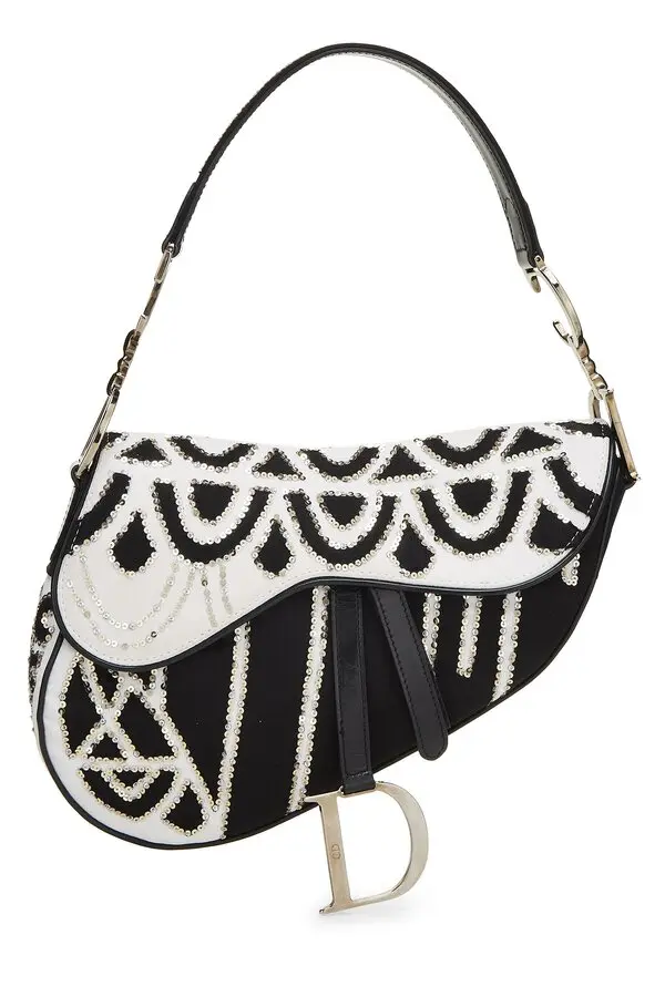 Dior Embellished Saddle Bag