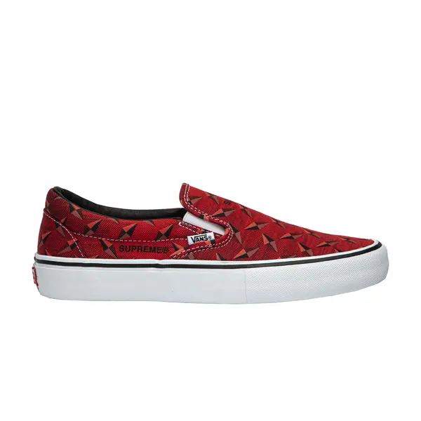VANS Supreme X Classic Slip-on Pro - Red
