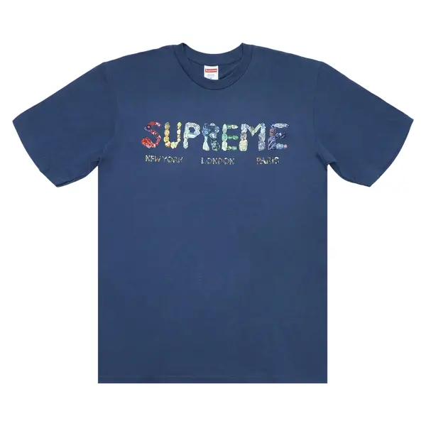 Supreme Crystals T-shirt 'slate - Blue