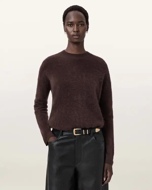 ALLSAINTS Rebel Cashmere Sweater - Red
