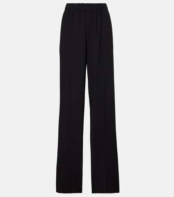 Dolce & Gabbana Wool Straight Leg Trousers
