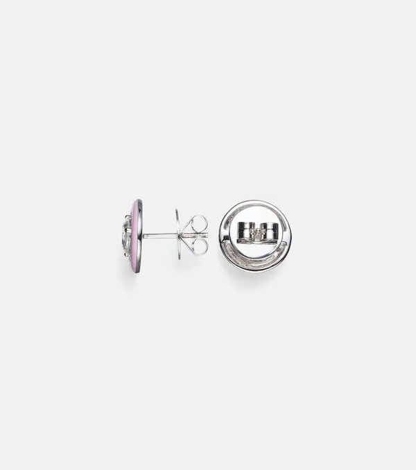 KAMYEN 18kt White Gold Diamond Earrings