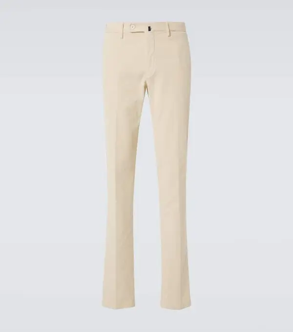 SLOWEAR Cotton Corduroy Slim Pants - Neutrals