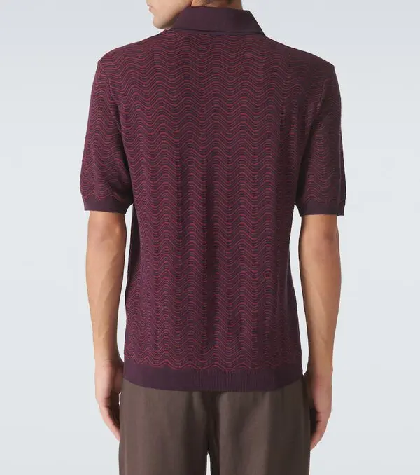Missoni Zigzag Wool-blend Polo Shirt