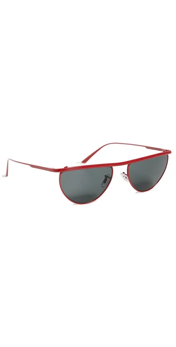 Oliver Spencer X Khaite Sunglasses - Red/red